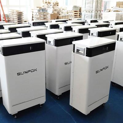 China 300ah 48V Lithium Ion Battery 15KWH LiFePO4 Battery with WIFI Bluetooth Function for Home Solar System Power Backup for sale