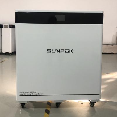 China Floor Mounted Home Energy Storage System 30kWh Lifepo4 Lithium Solar Battery 48V Energy Storage Battery for sale