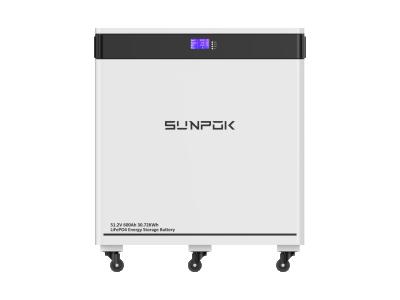 China Touchscreen 51.2v 48v 560ah 600ah Lifepo4 Solar Energy Storage System 51.2v Lithium Battery 30kwh for sale