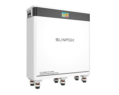 China SUNPOK Energy 5~10Years Warranty 51.2V 600Ah 30Kwh LiFePO4 Cell Mobile Floor Mounted Home Energy Storage System for sale