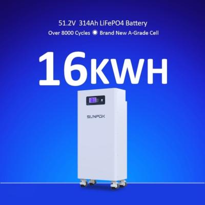 China 51.2V 300Ah Batter Lifepo4 Lithium Battery Pack 48V 15kw Lithium Home Battery Energy Storage System for sale