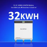 China Solar System Lithium Ion Battery 51.2V Lifepo4 Battery 600Ah 628Ah 30kWh 32kWh Home Solar Battery for sale