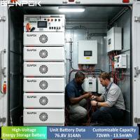 China SUNPOK High-voltage Rack-mounted Residential Storage System 76.8V 24KWH 314ah Lifepo4 Solar Lithium Battery for Home Use for sale