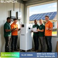 China SUNPOK 10000 Cycles 16kw 48V Lifepo4 Battery 16kwh Lithium Ion Solar Battery 51.2v 314AH Lifepo4 300ah Home Energy Storage for sale