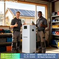 China SUNPOK Touching Screen 51.2V 300Ah 15kWh 314Ah 16kwh Lifepo4 Lithium Solar Battery Floor Mounted Home Energy Storage System for sale