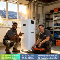 China SUNPOK 314Ah 300Ah 16kWh 51.2V 48v 300ah Lifepo4 Battery Lithium Ion Battery Home Storage Solar Battery House System for sale