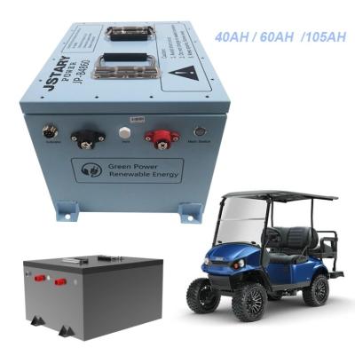 China 48V 100AH LiFePO4 Golf Cart Batteries JP-GB48100 Travel 50 Miles for sale