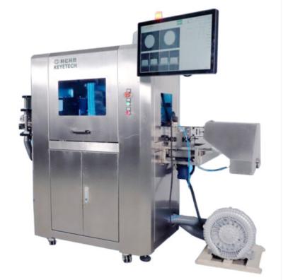 China Automatic 7 Cameras Visual CMOS Inspection System Flip Cap Quality Machine For Dairy Industry for sale