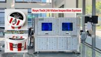 China Paper Cup Paper Lids AI Vision Inspection Machine 100-300pcs/min High Speed 99.5% Accuracy 0.1mm Precision Plastic Cup Paper Plastic IML Cup for sale