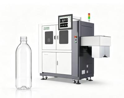 China KEYETECH Full Automatic AI Vision Empty Bottle Inspection Machine With AI Algorithm For Pinhole & Crack Defect Checking for sale