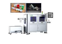China IML cup visual inspection machine detects cup body defects & in-mold label quality together for sale