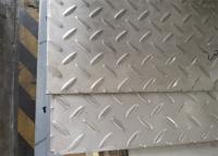 China 4mm Stainless Steel Checkered Plate 321 304 Hairline Mirror Finished for sale