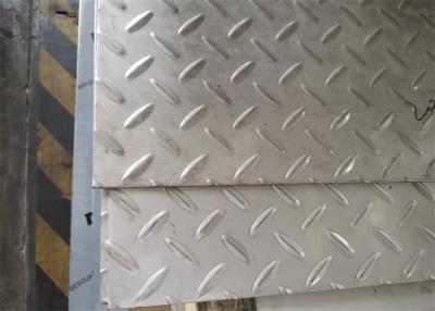 China 4mm Stainless Steel Checkered Plate 321 304 Hairline Mirror Finished for sale