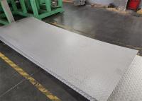 China 2205 Duplex Stainless Steel Checkered Plate HL Brushed 0.1-3mm for sale