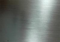 China Hairline Stainless Steel Plate NO.4 Brushed Surface Finish 0.3mm Thick 1000mm Width for sale