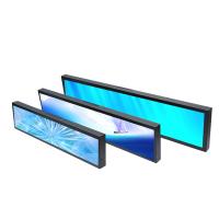 China 35 Inch Stretch Bar LCD Display 400 Nits Brightness Android 9.0 Advertising Screen for sale
