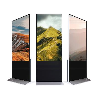 China 50 Inch Indoor Slim Digital Signage Display 1920x1080 350 Nits 8ms Response Time Built-in Media Player for sale