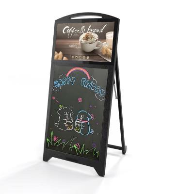 China Portable Dual Screen Digital Signage Display 21.5 inch 32 inch 700 Nits Outdoor Advertising for sale