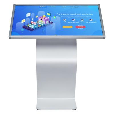 China 55 Inch 4K UHD Capacitive Touch Screen Digital Signage Android 11 Low Power for sale
