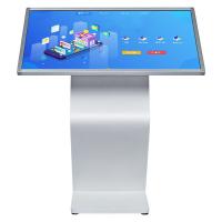 China 55 Inch 4K UHD IR Touch Screen Display with K Shaped Base Anti Scratch Surface for sale