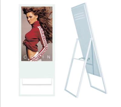 China 55 Inch Floor Standing Digital Signage Wireless Sync Android 10.0 1920x1080 for sale