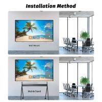 China AV Integrated Touch Screen Classroom Board Metal Housing 65 Inch Interactive Whiteboard for sale