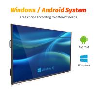 China Custom 65-98 Inch 4K Interactive Touch Screen for Education with 20-Point Touch for sale