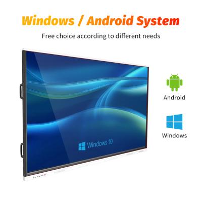 China Custom 65-98 Inch 4K Interactive Touch Screen for Education with 20-Point Touch for sale