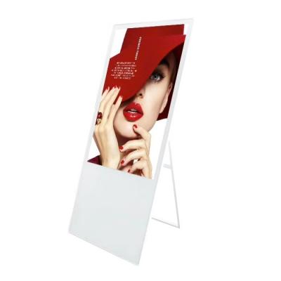 China 43 Inch Digital Menu Board Anti Glare Tempered Glass 1920x1080 Plug and Play Scheduled Power On Off for Coffee Shops for sale