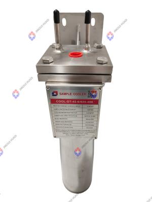 China COOL-DT-45-6/625-400 Sample Cooler with Inconel625 Nickel-Based Alloy and Double-Layer Spiral Tube Design for Efficient Heat Transfer for sale