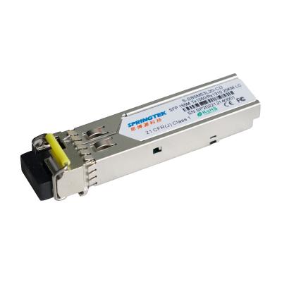 China 155M SFP BIDI TX1550nm/RX1310nm 20KM LC DDM Compatible Optical Transceiver for sale