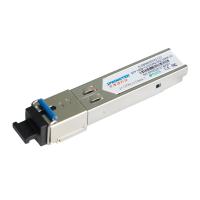 China OEM Compatible 155M SFP BIDI TX1310nm/RX1550nm 20KM SC DDM Optical Transceiver for sale