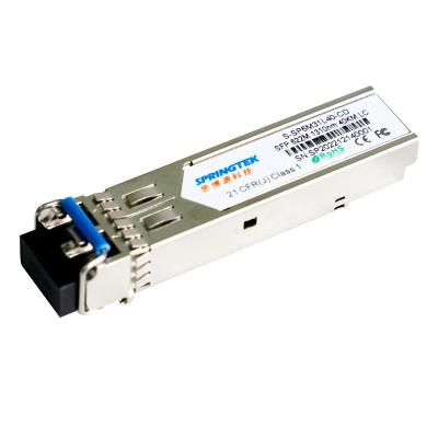 China 622Mbps 1310nm 40km SFP Optical Transceiver Module Alcatel Avaya Compatible for sale