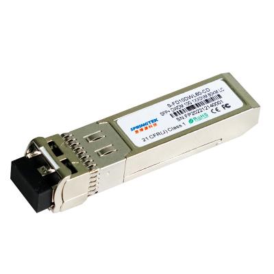 China 10Gbps 80km SFP+ DWDM Transceiver Module for sale