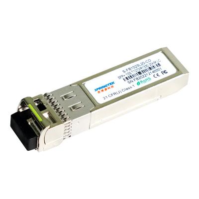 China 20km 10G SFP+ Transceivers T1270 R1330nm BIDI SFP+ Optical Transceiver Module for sale