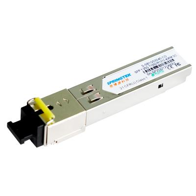 China BIDI SFP Bidirectional Transceiver Module 1.25G T1550 R1310nm 40km for sale