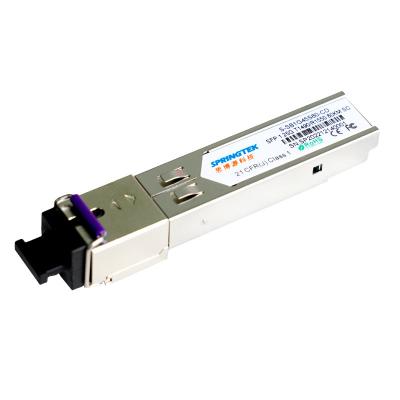 China Cisco SFP BIDI Bidirectional Optical Transceiver Module 1.25G T1490/R1550nm 80km for sale