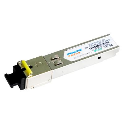 China 1.25G T1550/R1310nm 3km BIDI SFP Optical Transceiver Module for sale