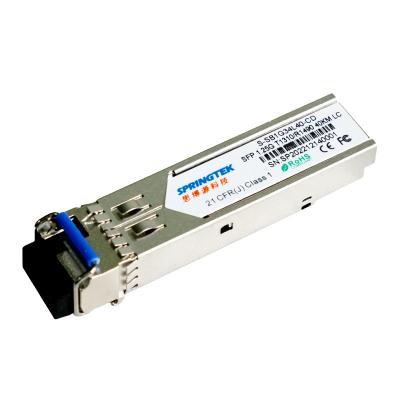 China 1.25G BIDI 40km Tx1310nm/TX1490nm LC Connector SMF WDM Gbic Optical Transceiver SFP Module for sale