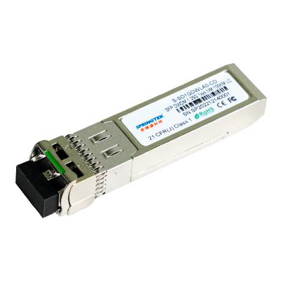 China 1.25Gbps Compatible Brocade/Cisco/Juniper DWDM C17~C61 100km SFP Optical Transceiver Module for sale