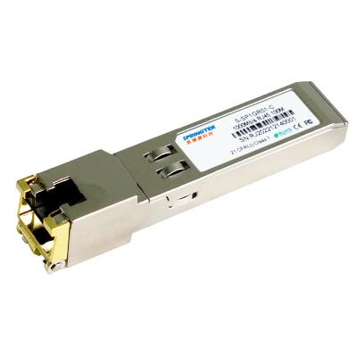 China 1000BASE-T Copper 100m SFP Optical Transceiver Module for sale