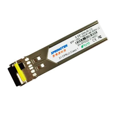 China Cisco 1.25G T1550/R1490nm 80km BIDI SFP Optical Transceiver Module for sale