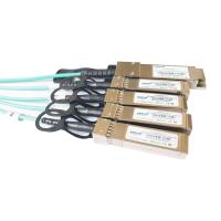China 40g Qsfp+ To 4x10g Sfp+ Aoc Breakout Cables 7m Ddm Om3 Fiber Active Optical Transceiver 850nm  Sfp Aoc Cable for sale