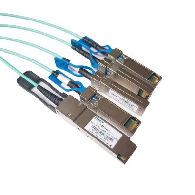 China 100G Active Optical Cable QSFP28 To 4x SFP28 850nm 3M for sale