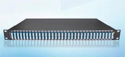 China LC UPC 1U Rack DWDM MUX DEMUX 75GHz 64CH 1528.68nm-1566.42nm for sale