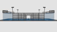 China Premium TECTON Super Panoramic Padel Court Professional Tour Standard Customization for sale