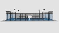 China TECTON Classic Framed Padel Court Kit Tennis Padel Court High Durability Corrosion Resistance for sale