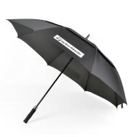 China Windproof Fiberglass Golf Umbrella With 62 Inch Coverage And Vented Design for sale