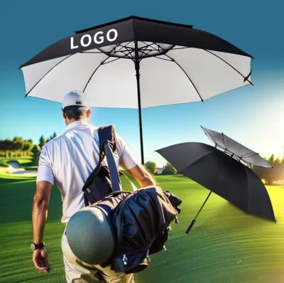 China Adjustable Custom Stick Umbrella Golf Pole Umbrella Lightweight For Long Term Use for sale
