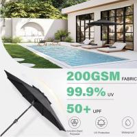China Large UV Protection Stick Umbrella Multi Functional With Rubber Handle for sale